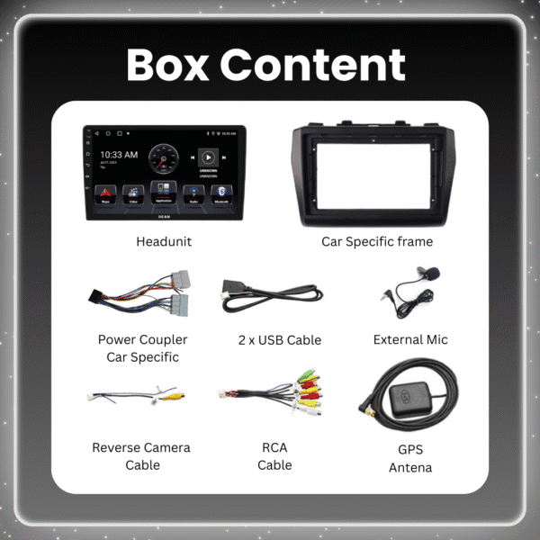 Dean Aqua S1 Android Car Stereo – Wireless CarPlay | QLED Display | 2GB ...